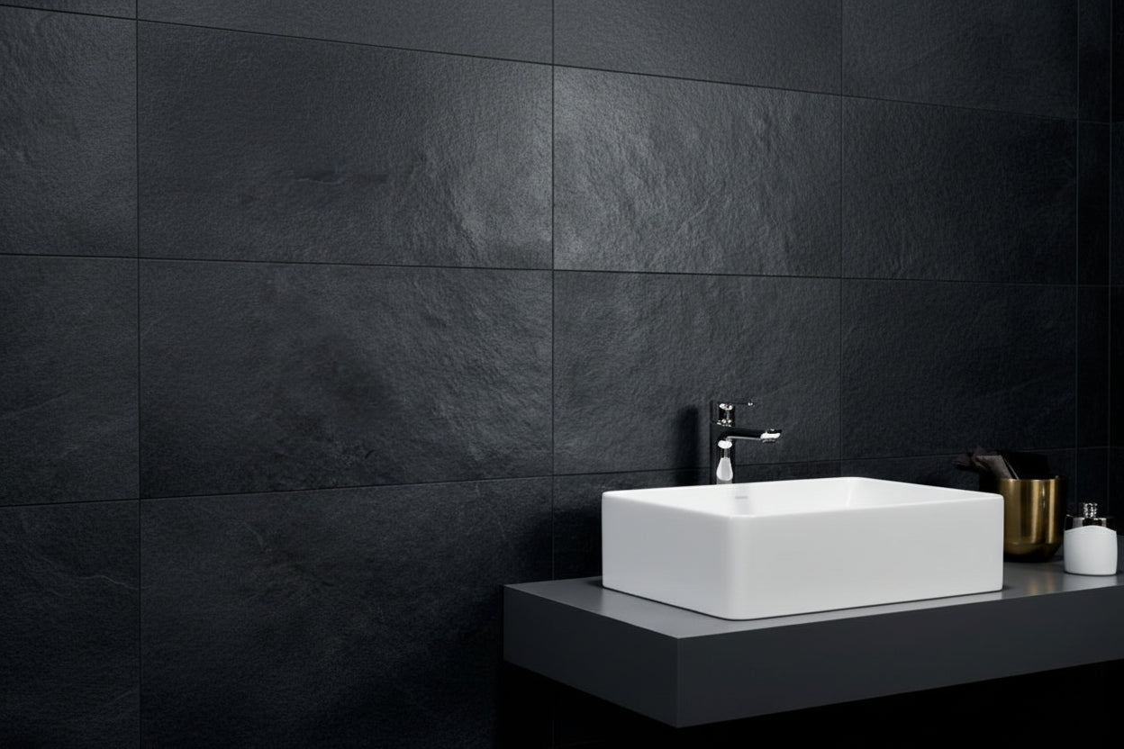 LEA Waterfall Dark Flow | Porcelain | 300x600x9mm | Natural – Grestec ...